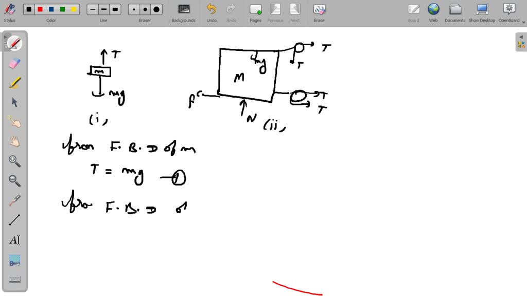 Solved Two Blocks M And M Are Arranged As Shown In The Diagram The