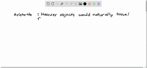 SOLVED:Why did Aristotle believe that heavier objects fall faster than lighter objects? Explain.