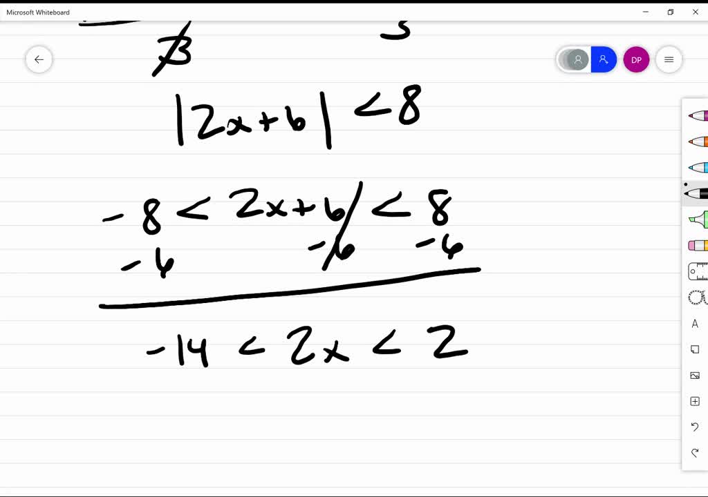 SOLVED solve And Graph The Solution Set On A Number Line 3 2 X 6 9