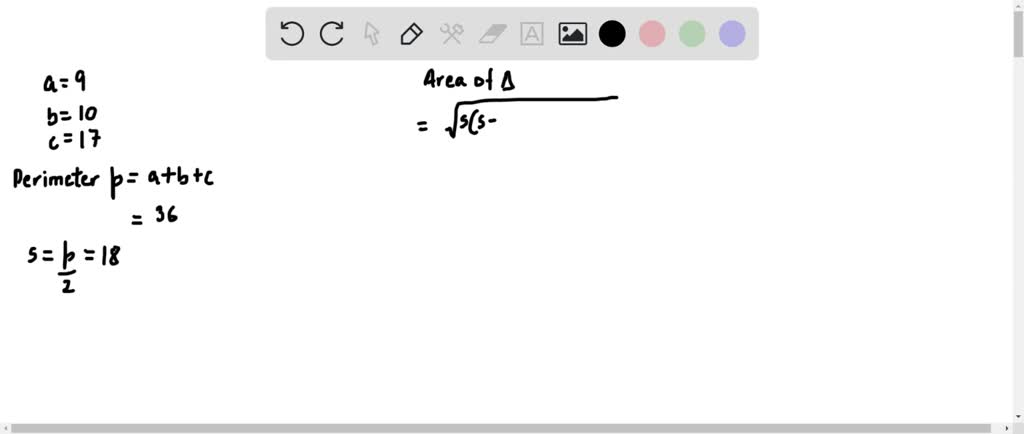 SOLVED:Solve each problem. See Example 5. A perfect triangle is a ...