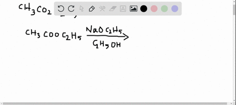 CH3 CO2 C2 H5 on reaction with sodium ethox- ide in ethanol...