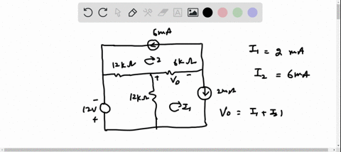 SOLVED:Use loop analysis to find Vo in the circuit in Fig. P3.89.