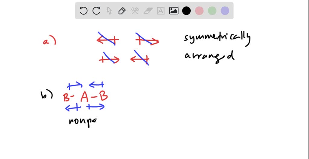SOLVED:(a) What conditions must be met if a molecule with polar bonds ...