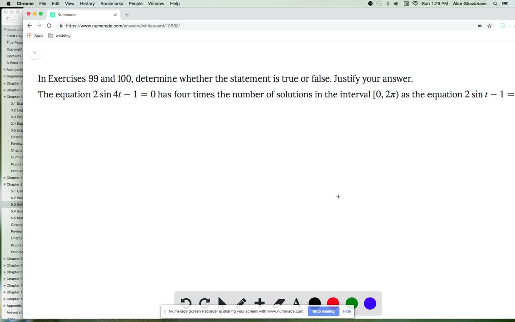 SOLVED:True or False? In Exercises 99 and 100, determine whether the statement is true or false ...