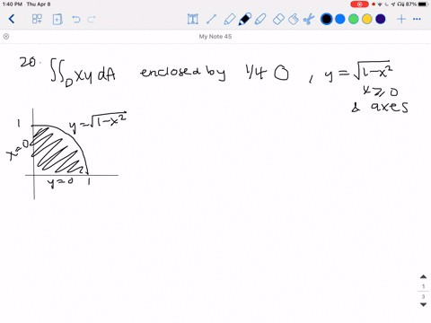 SOLVED:17-22 Evaluate the double integral. \begin{array}{l}{\iint_{D} y ...