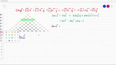 ⏩SOLVED:Expand the expression by using Pascal's Triangle to… | Numerade