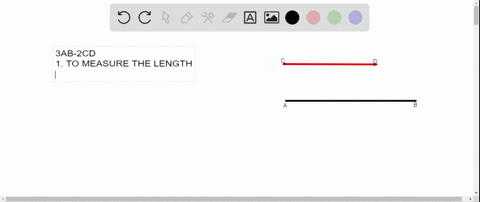 SOLVED:Refer to the figure. Construct a segment that has length 3(A B ...
