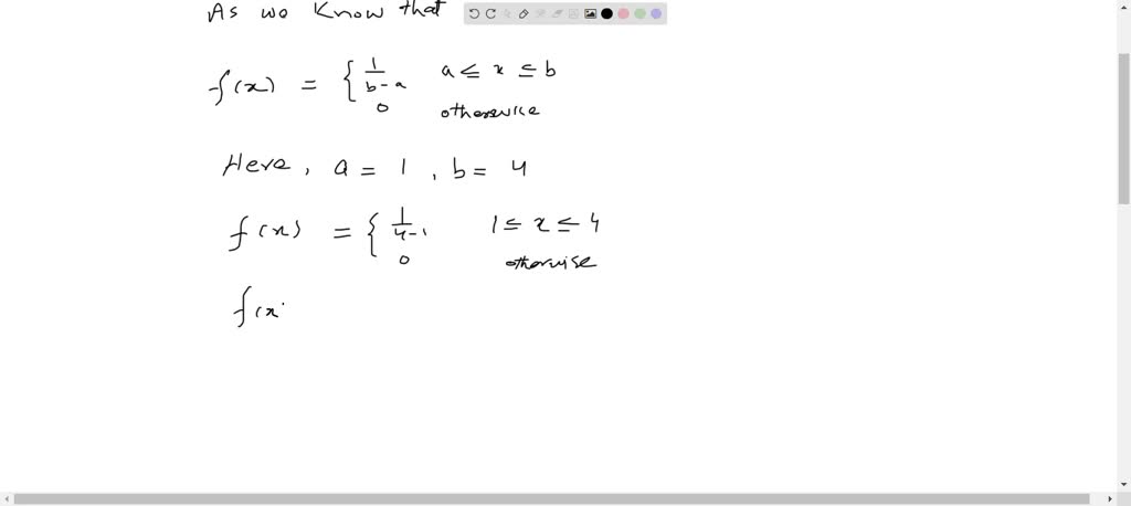 ⏩solvedthe Continuous Random Variable X Is Uniformly Distributed Numerade 