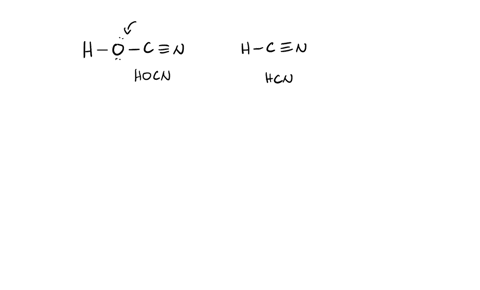 SOLVED:Which should be the stronger acid, HOCN or HCN? Explain bricfly ...