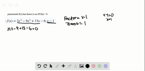SOLVED:For the following exercises, use the Factor Theorem to find all real zeros for the given ...