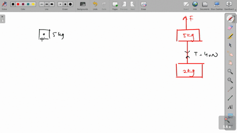 ⏩SOLVED:Two blocks of masses 5 kg and 2 kg are connected by a… | Numerade