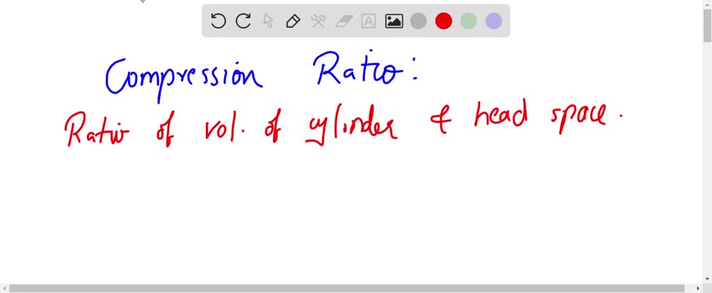 A. Multiple Choice. Select the best answer. The compression ratio for a ...