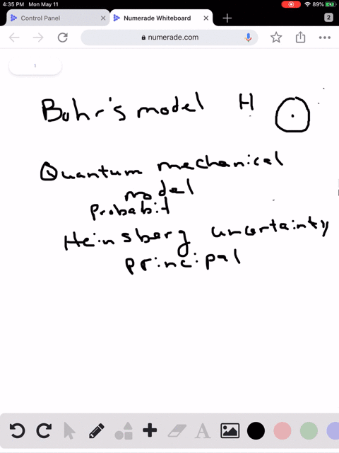 SOLVED:Explain the difference between the Bohr model for the hydrogen atom and the quantum ...