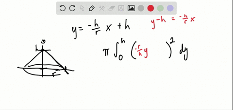 SOLVED:Verify the formula for the volume of a cone by revolving the ...