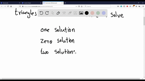 SOLVED:Two sides and an angle are given. Determine whether the given information results in one ...