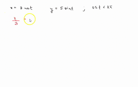 SOLVED:Eliminate the parameter t. Then use the rectangular equation to sketch the plane curve ...