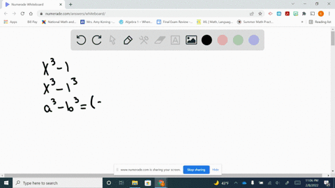SOLVED:Factor. x^3-1