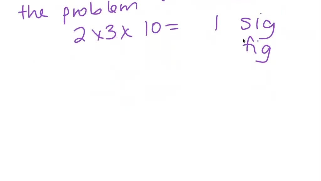 ⏩SOLVED:Explain how determining the number of significant figures ...