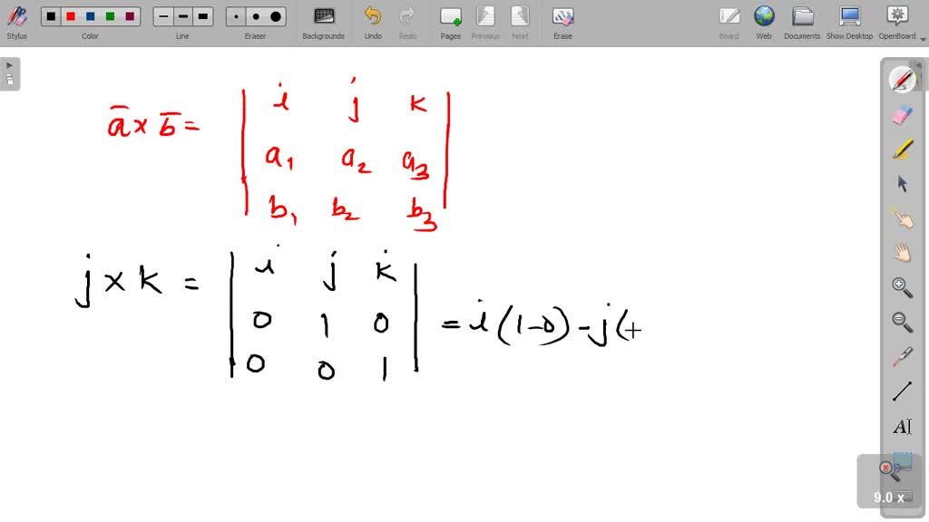 SOLVED:Find the cross product of the unit vectors and A sketch vour ...