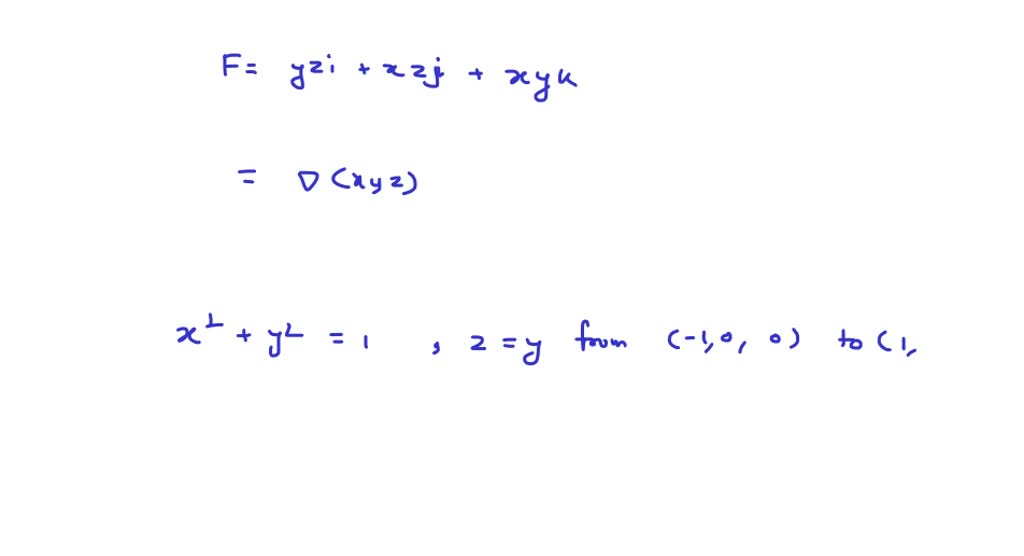 ⏩SOLVED:Evaluate the line integral of the tangential component of ...