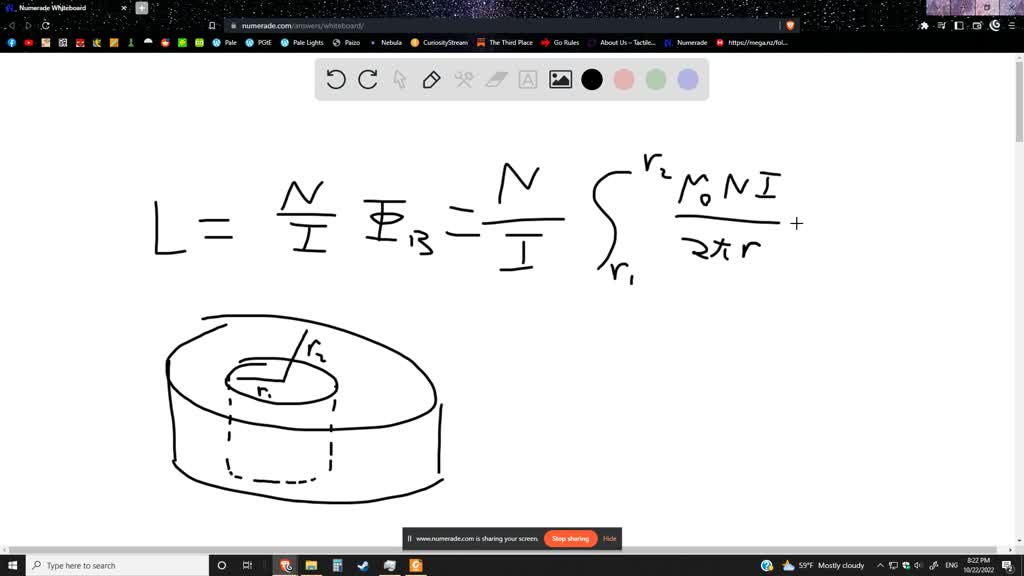 SOLVED:(II) A toroid has a rectangular cross section as shown in Fig ...