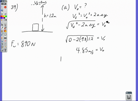 SOLVED: A Standing Vertical Jump. Basketball player Darrell Griffith is ...