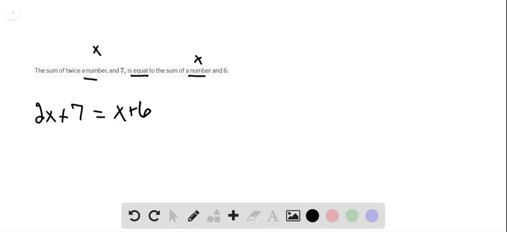 SOLVED:Set up an equation and solve each problem. Find two numbers such that their sum is 6 and ...