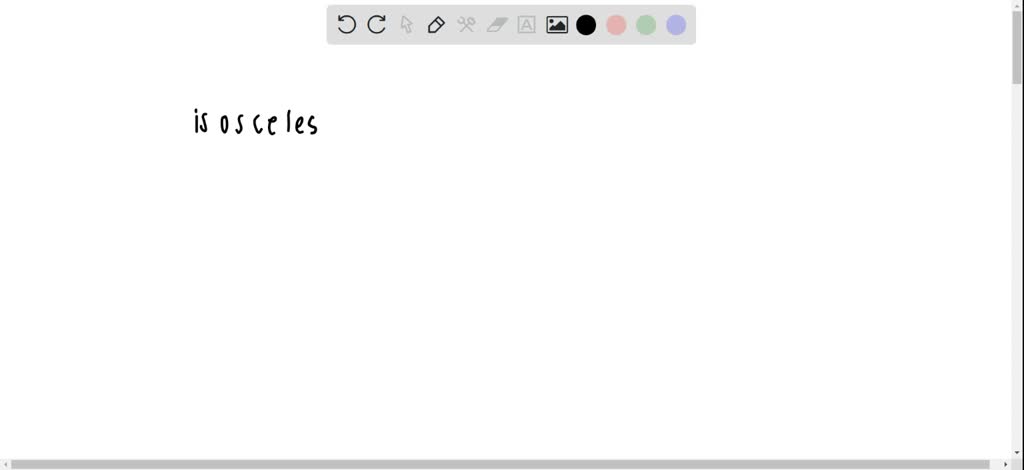 Solved An Right Triangle Is A Right Triangle In Which The Two Legs Are