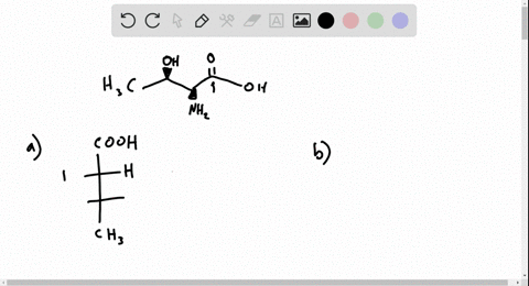 SOLVED:The amino acid threonine, (2 S, 3 R)-2 -amino-3-hydroxybutanoic ...
