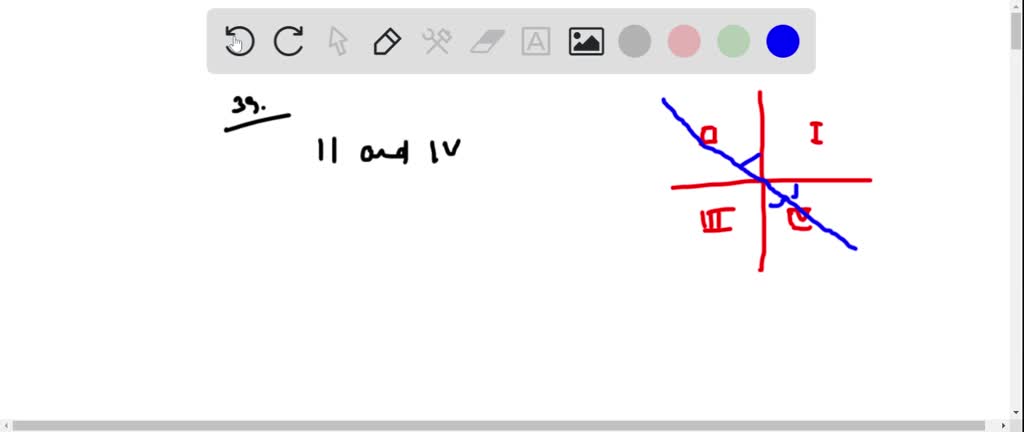 SOLVED:Exer. 39-40: Find an equation for the line that bisects the ... SOLVED:Exer. 39-40: Find an equation for the line that bisects the ...