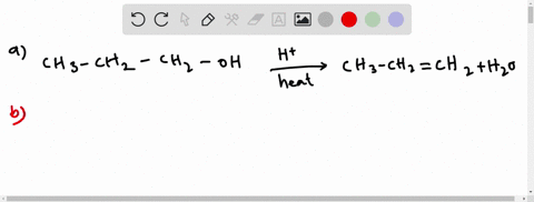 SOLVED:Draw the condensed structural formula for the alkene, aldehyde ...