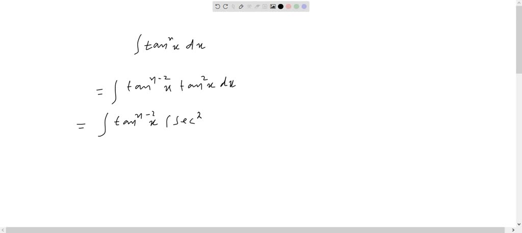 SOLVED: The reduction formula below gives a method for calculating ...