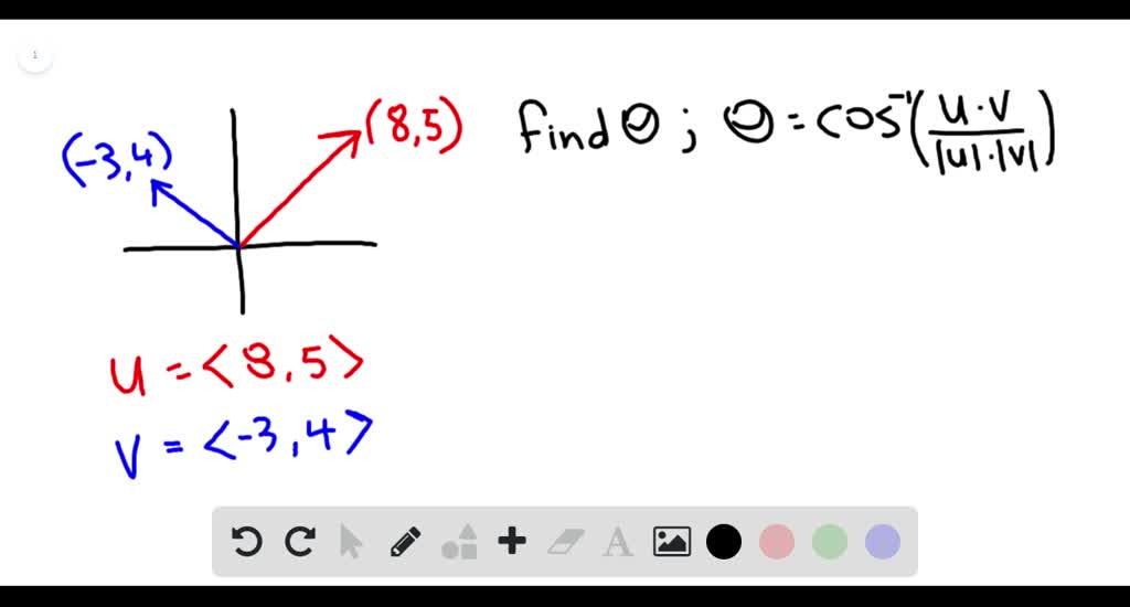 SOLVED: In Exercises 13-22 use an algebraic method to find the angle ...
