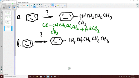 SOLVED:Describe how the following compounds could be prepared from benzene: