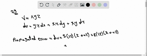 SOLVED:The possible error involved in measuring each dimension of a rectangular box is ±0.02 ...
