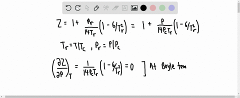 SOLVED:Consider the following equation of state, ex pressed in terms of ...