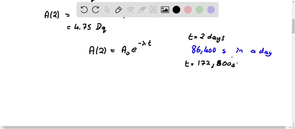 SOLVED:If the activity of a radioactive substance is initially 398 ...