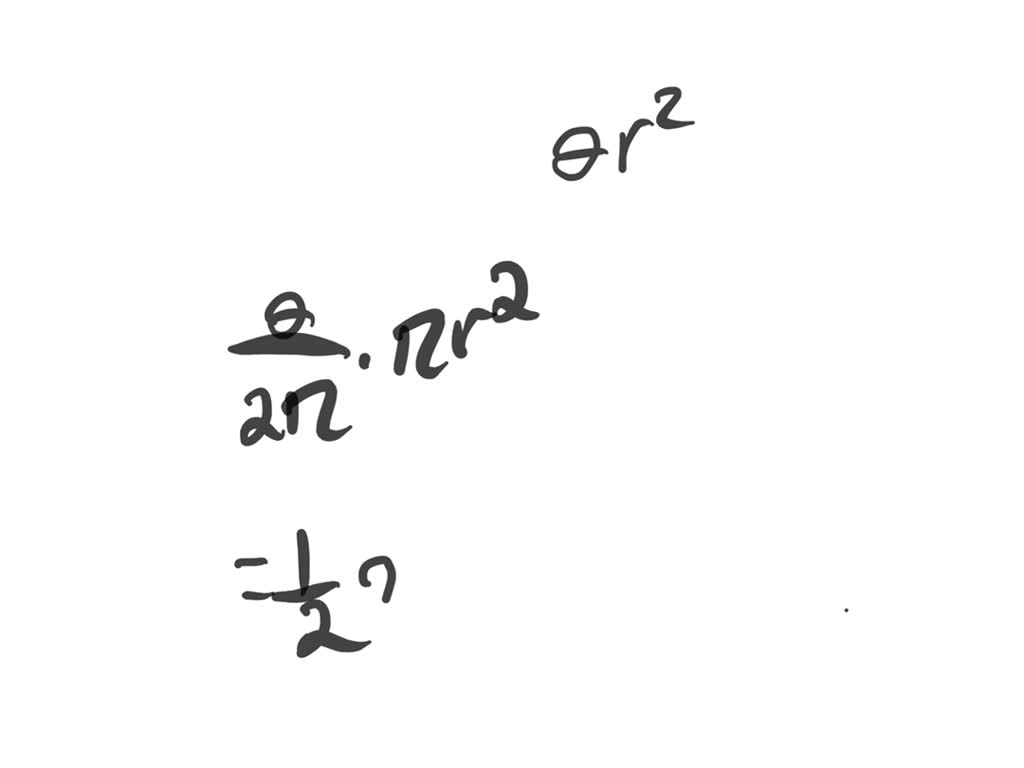 SOLVED:The area of a sector with central angle θtaken from a circle of ...