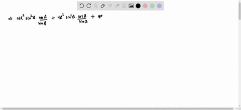 SOLVED:In a triangle ABC, a^2 cotA+b^2 cotB+c^2 cotC is (a) 2 Δ(b) 3 Δ(c) 4 Δ(d) Δ