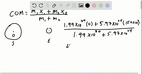 SOLVED: (a) Treating Sun and Earth as symmetric spheres, find the ...