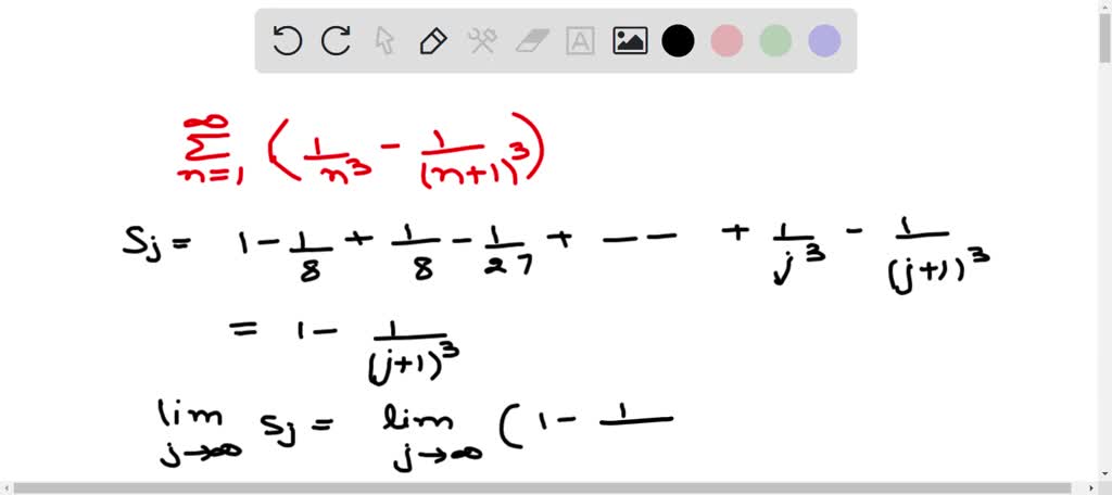 ⏩SOLVED:Find a formula for the partial sums of the series. For each ...