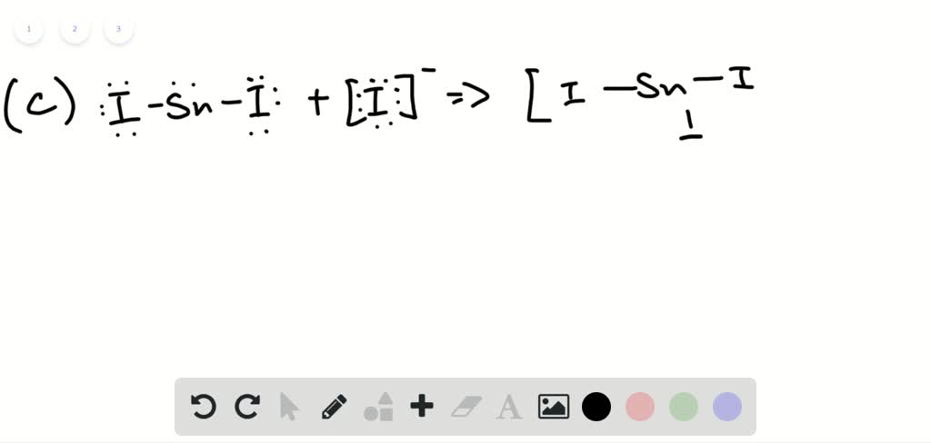SOLVED: Write the Lewis structures of the reactants and product of each ...