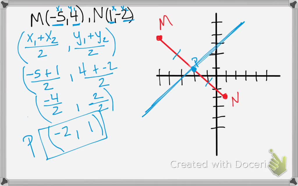 Perpendicular Bisector Formula