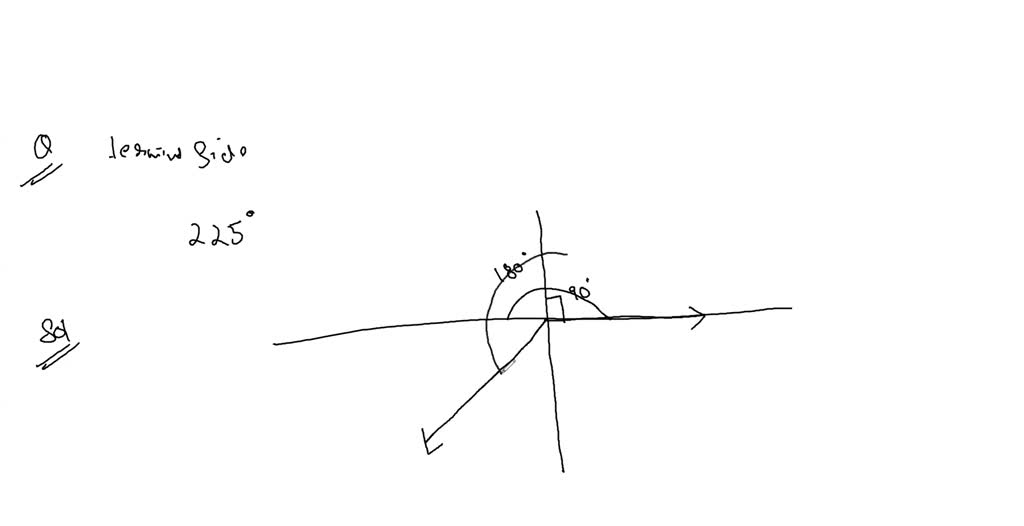 Draw the given angle in standard position and find the reference angle ...