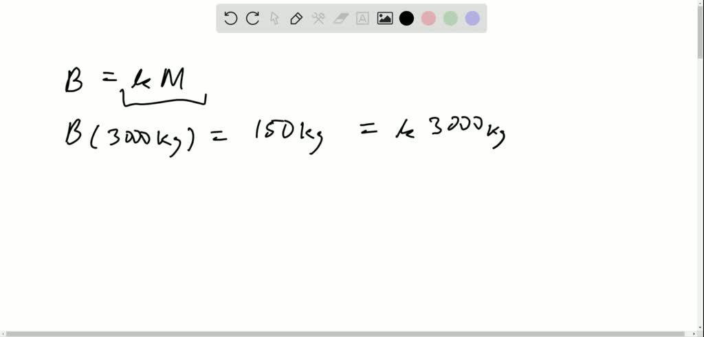 ⏩SOLVED:The blood mass of a mammal is proportional to its body mass ...
