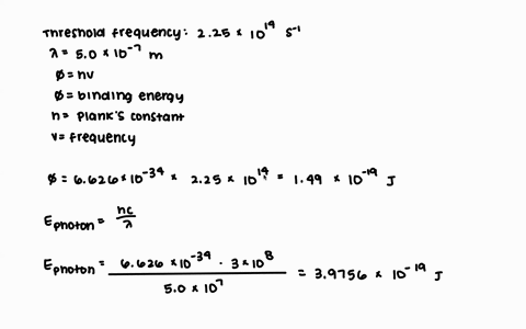 ⏩SOLVED:Find the velocity of an electron emitted by a metal with a ...