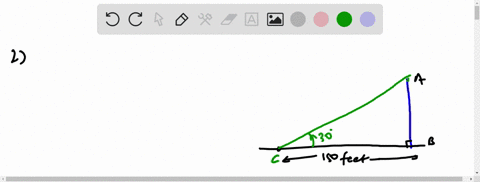 SOLVED:A forester is standing 150 feet away from a tree. She measures ...