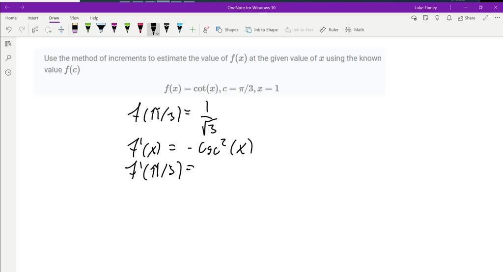 ⏩SOLVED:Use the method of increments to estimate the value of f(x)… | Numerade