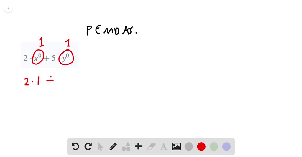 Solved In The Following Exercises Simplify 2 ·x 0 5 ·y 0 Numerade