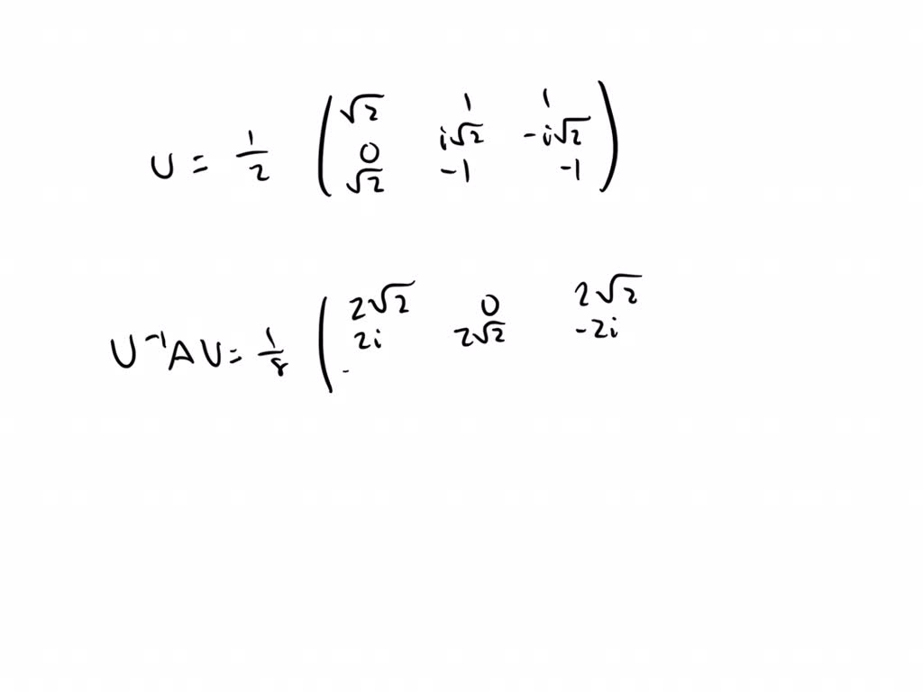 (a) Find UV using block multiplication. (b) Are U and V block diagonal ...